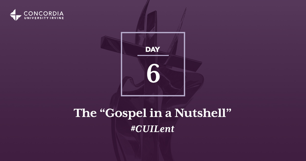 The “Gospel in a Nutshell”